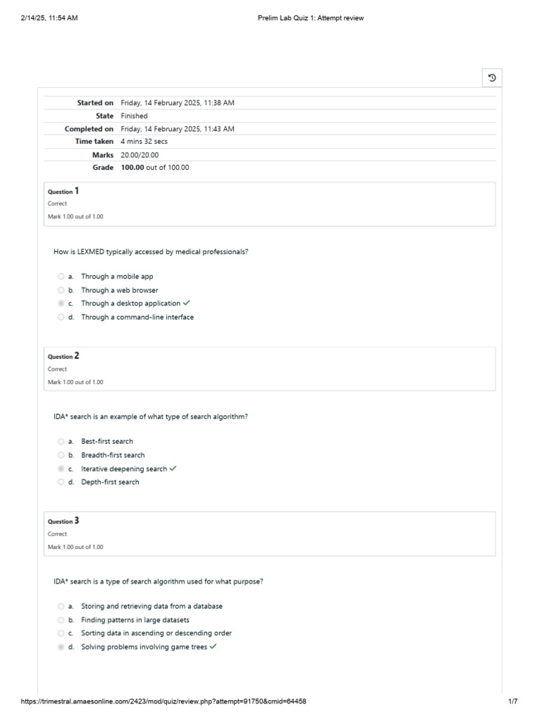 Prelim Lab Quiz 1_ Attempt review | PDF | Theoretical Computer Science ... Prelim Lab Quiz 1_ Attempt review | PDF | Theoretical Computer Science ...