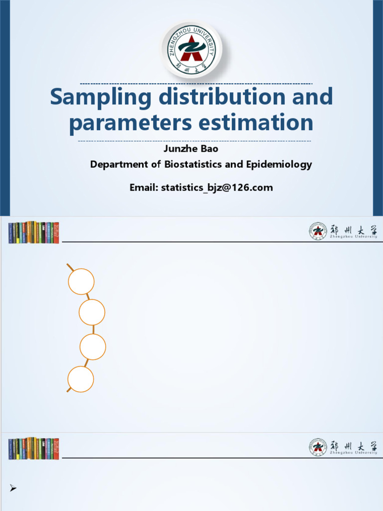 03 Sampling Distribution and Parameters Estimation | PDF | Standard ...