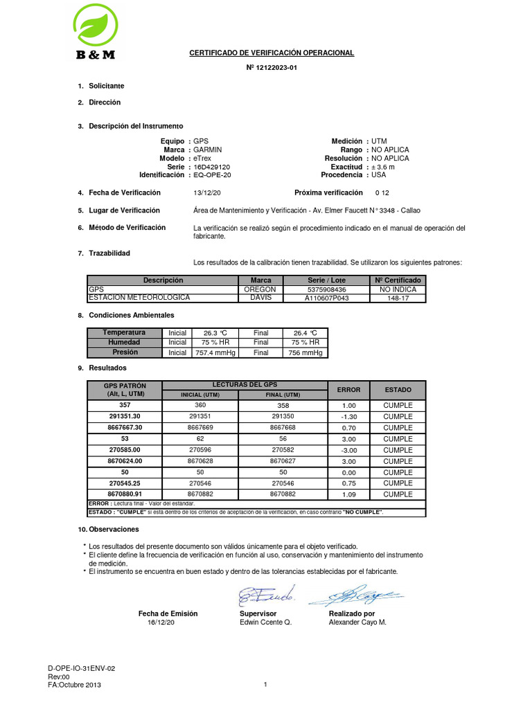 P05 Anexo 07 5 GPS | PDF | Cantidades fisicas | Cantidad