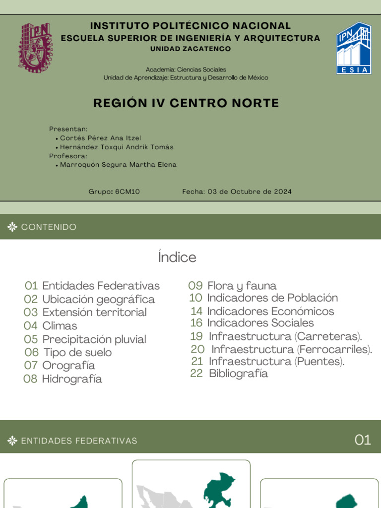 Presentación Región Iv | PDF | México | Transporte ferroviario