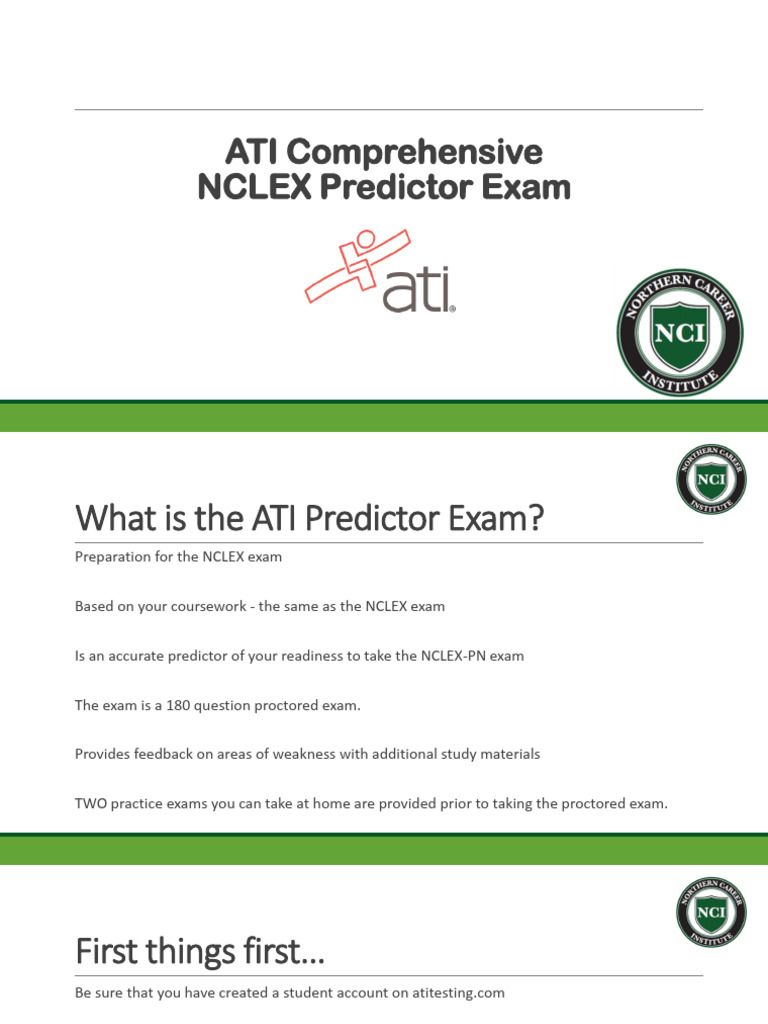 May 2020 ATI Predictor Exam Info | PDF | National Council Licensure ...