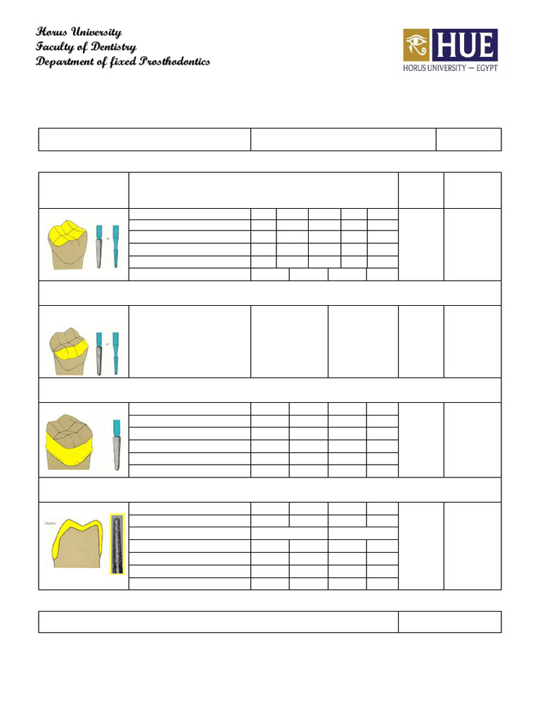 Evaluation Form - Posterior PFM | PDF