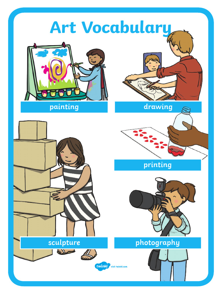 T Ad 136 Art Vocabulary Display Posters - Ver - 2 | PDF