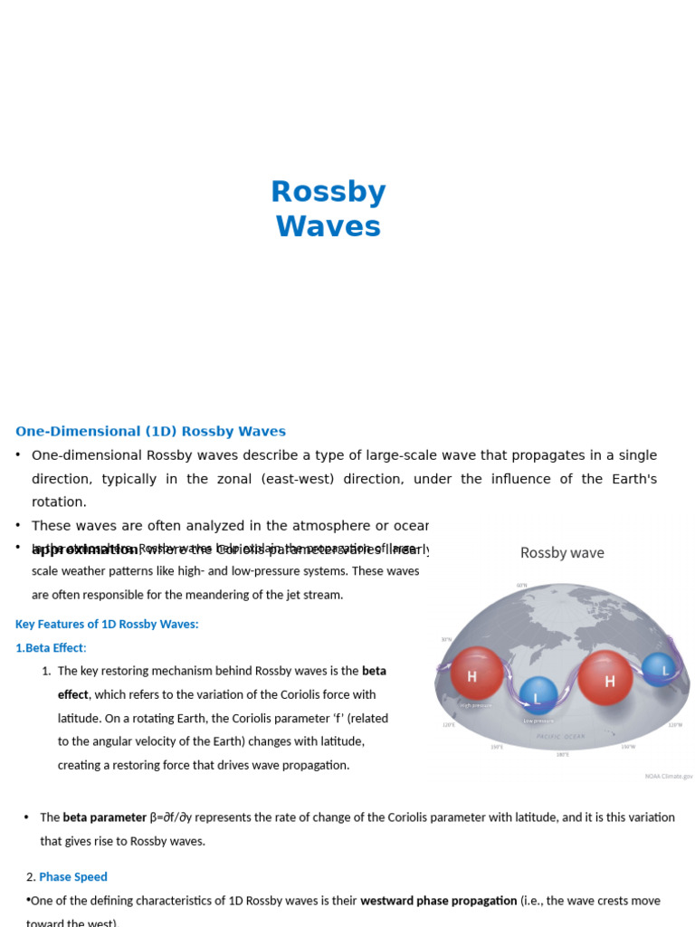 Rossby Waves | PDF | Waves | Physics
