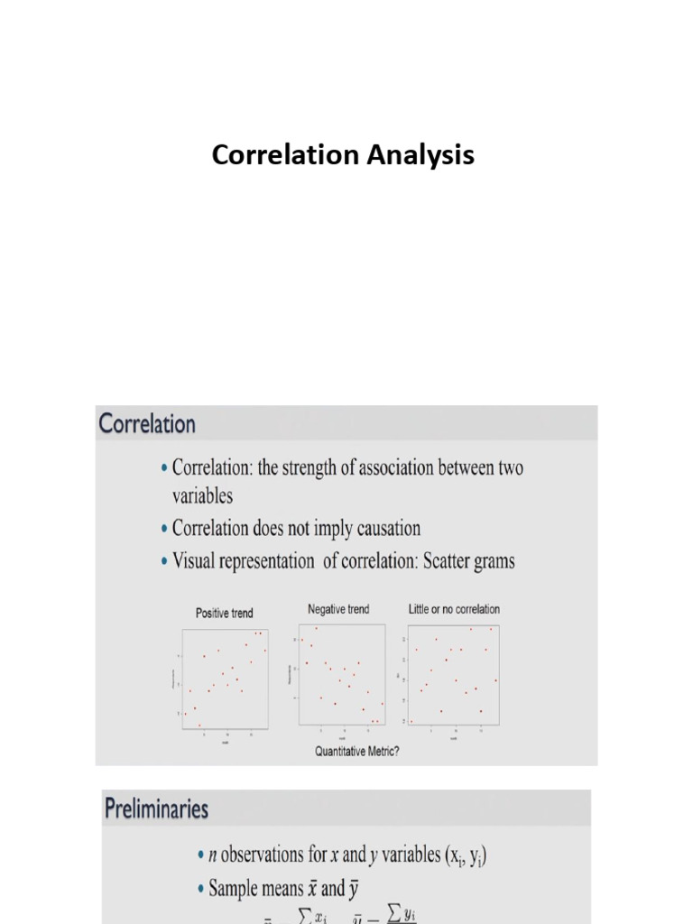 1 Correlational Analysis | PDF