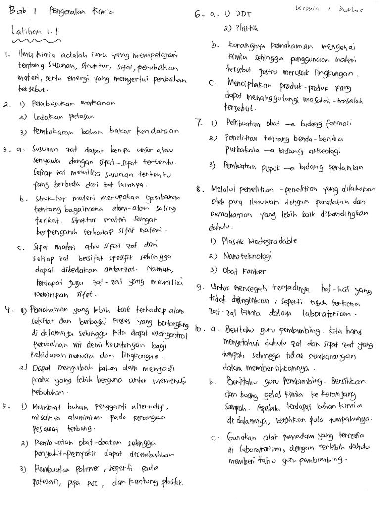 KJ_Kimia_SMA_1_Michael Purba & Eti S | PDF