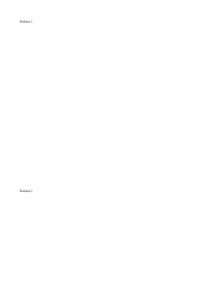 Kuitansi 1 | PDF