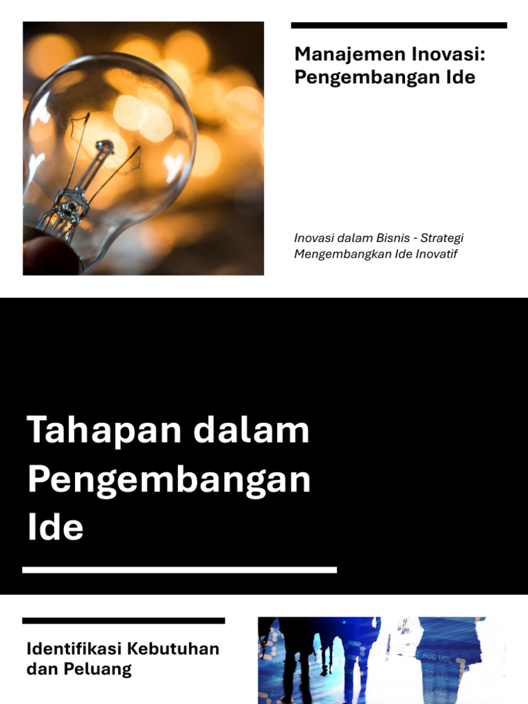 Pengembangan Inovasi Manajemen Inovasi | PDF