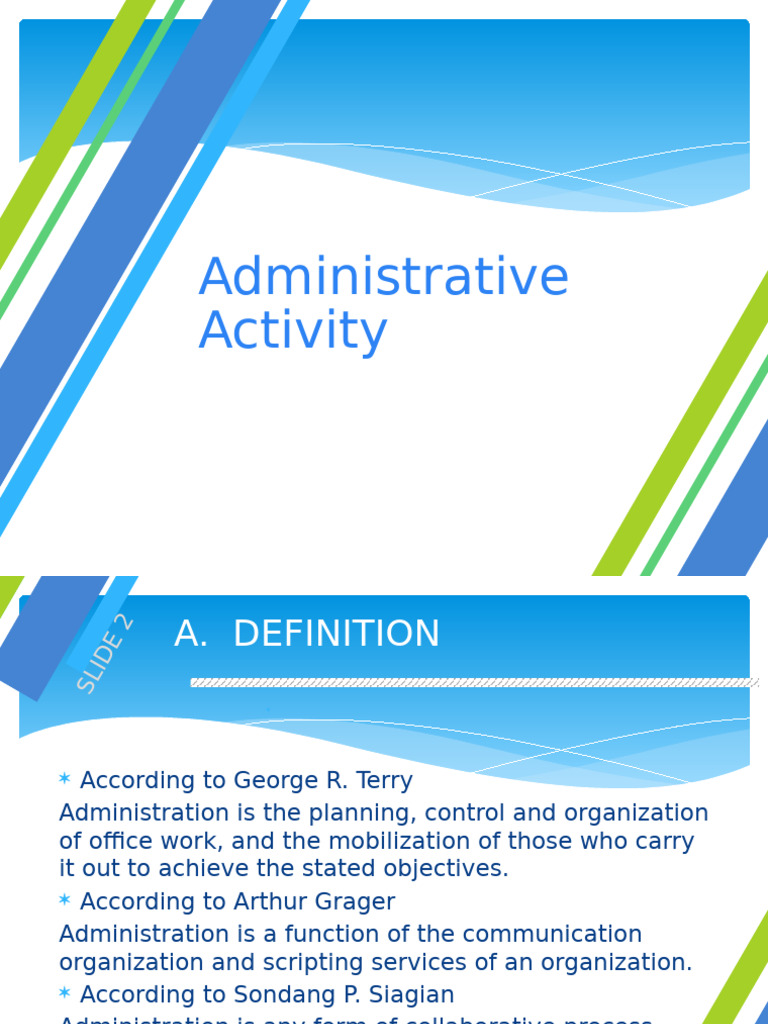 Administrative Activity | PDF | Employment | Cash