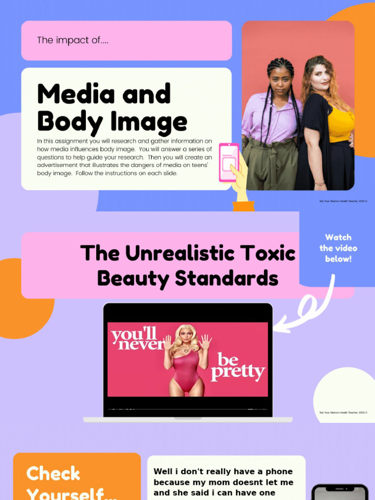 Media and Body Image Project - Final | PDF