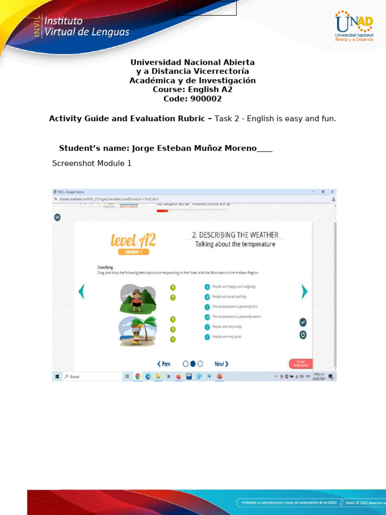 Activity Guide and Evaluation Rubric - Task 2 - English is easy and fun | PDF | Lionel Messi