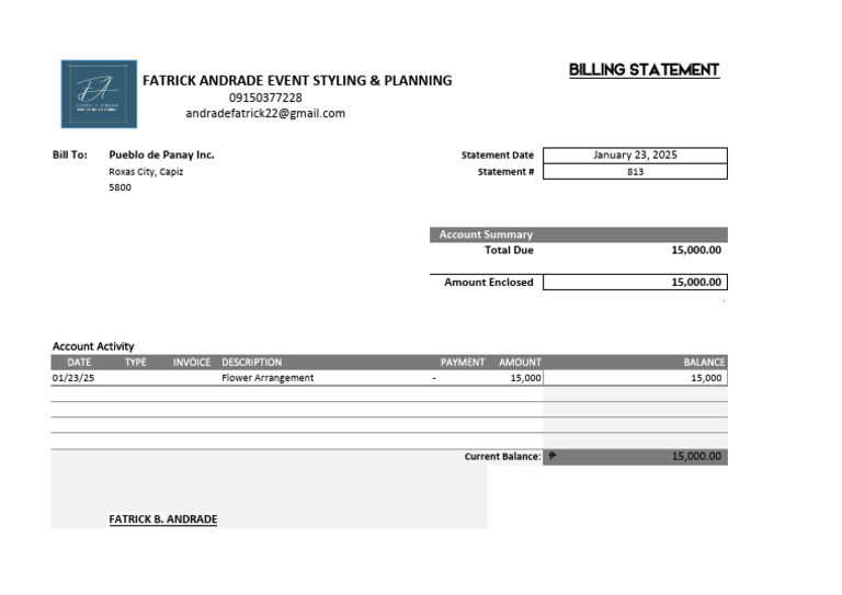 BillingStatement_Circulo 2 | PDF