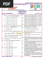 Xi Assignment Sets | PDF | Set (Mathematics) | Integer