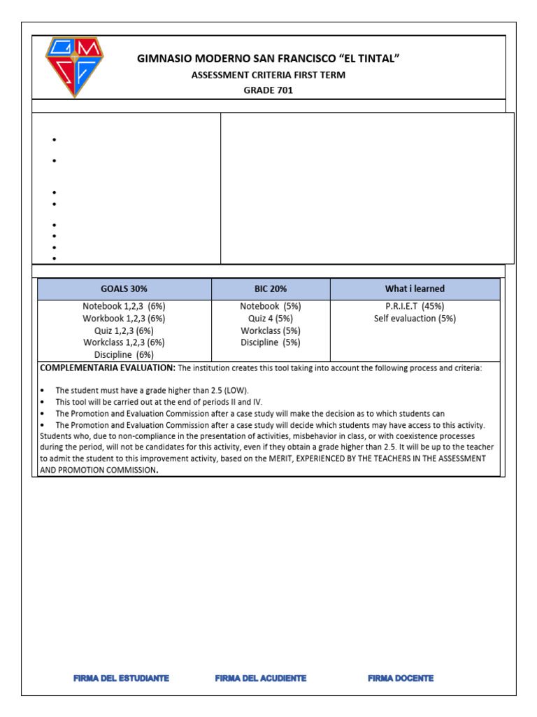 2statistics 701, Assessment Criteria First Term | PDF | Procedural ...