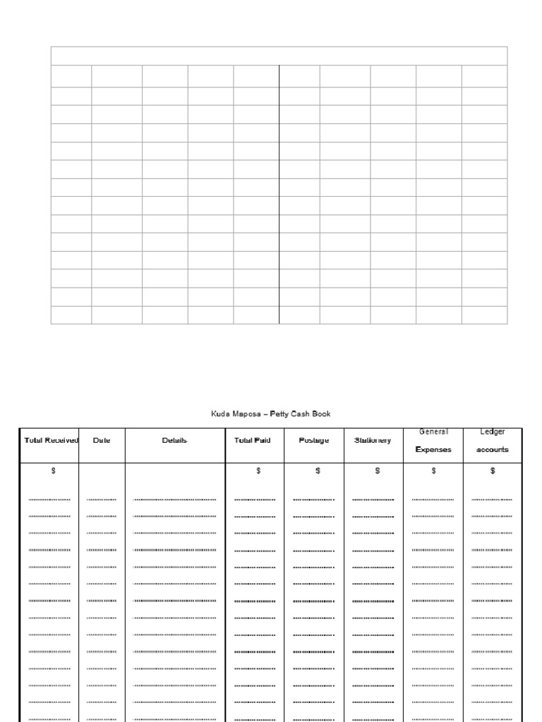 Cash Book | PDF