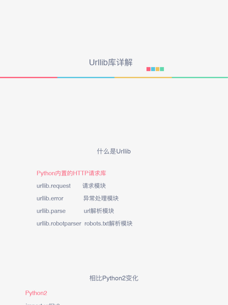 urllib库详解 | PDF