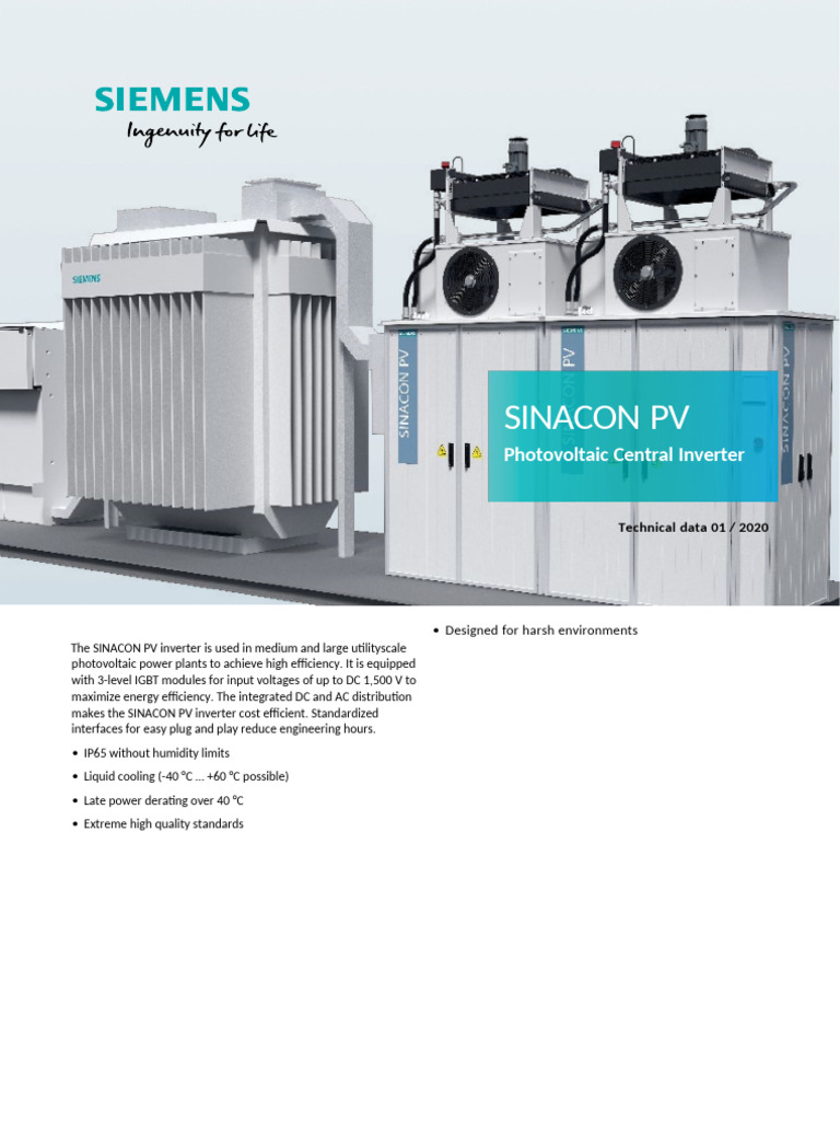 Utility-Scale PV Inverter Guide | PDF | Photovoltaics | Power Inverter
