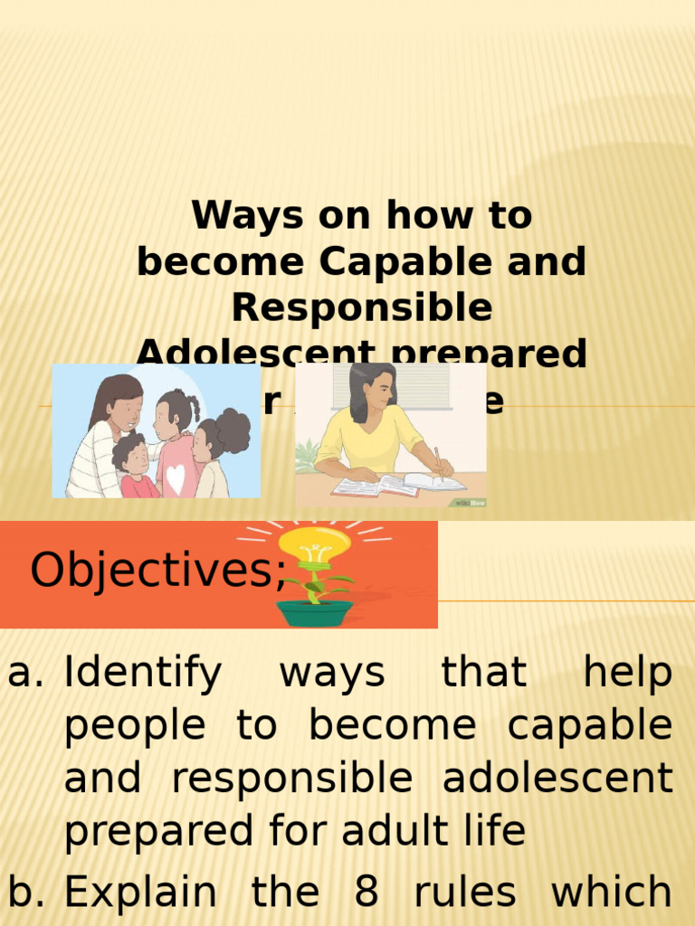 Preparing Adolescents for Responsibility | PDF | Adolescence ...