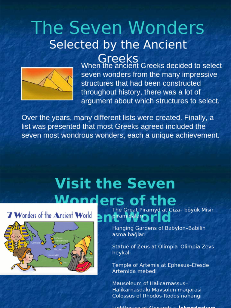 Seven Wonders of the Ancient World | PDF | Rhodes
