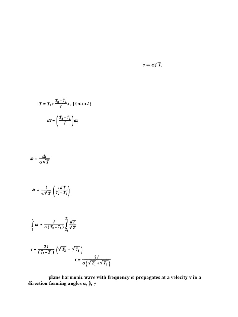 IE Irodov Chapter 25 Elastic Waves Solutions For JEE Physics PDF | PDF | Waves | Sound