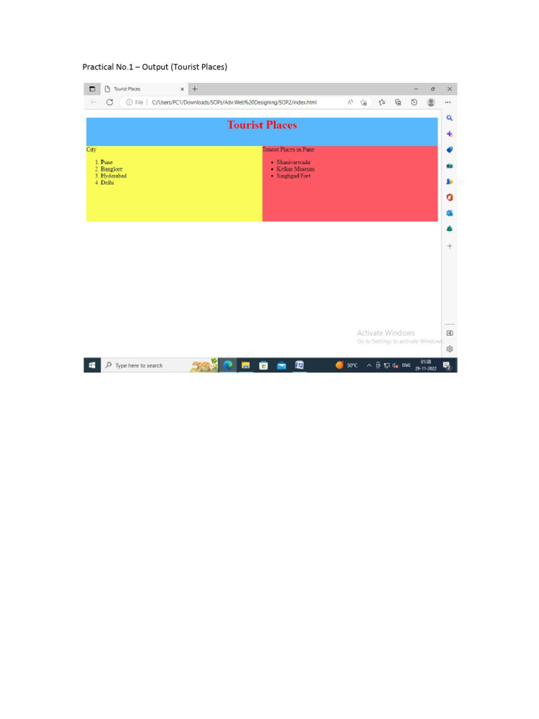 Practical Outputs | PDF