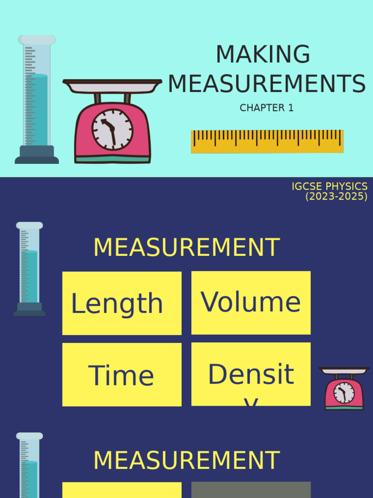 IGCSE Physics: Measurement Techniques | PDF | Density | Volume