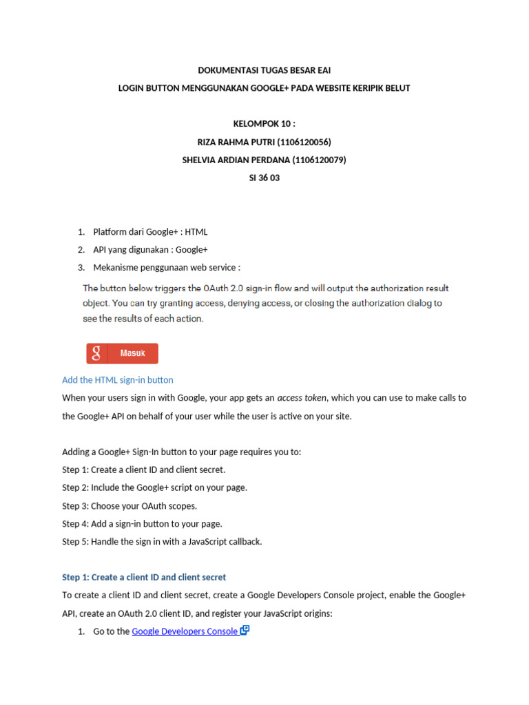 Dokumentasi Web Service Api Pdf World Wide Web Internet Web