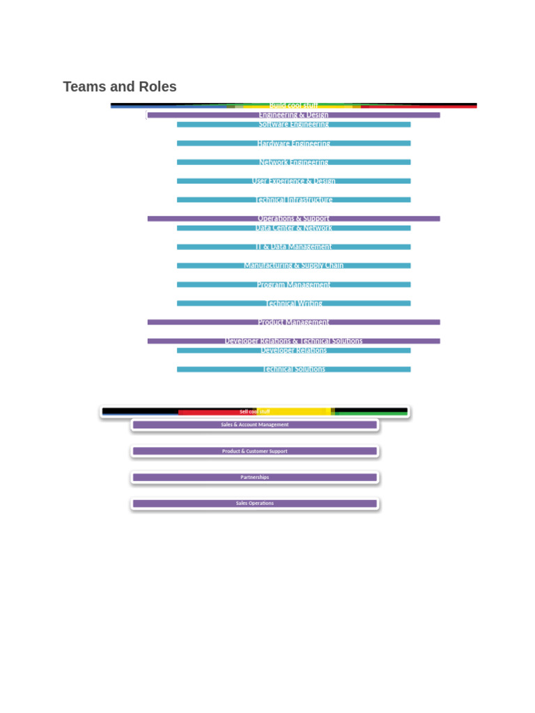 Google Teams and Leadership Structure | PDF