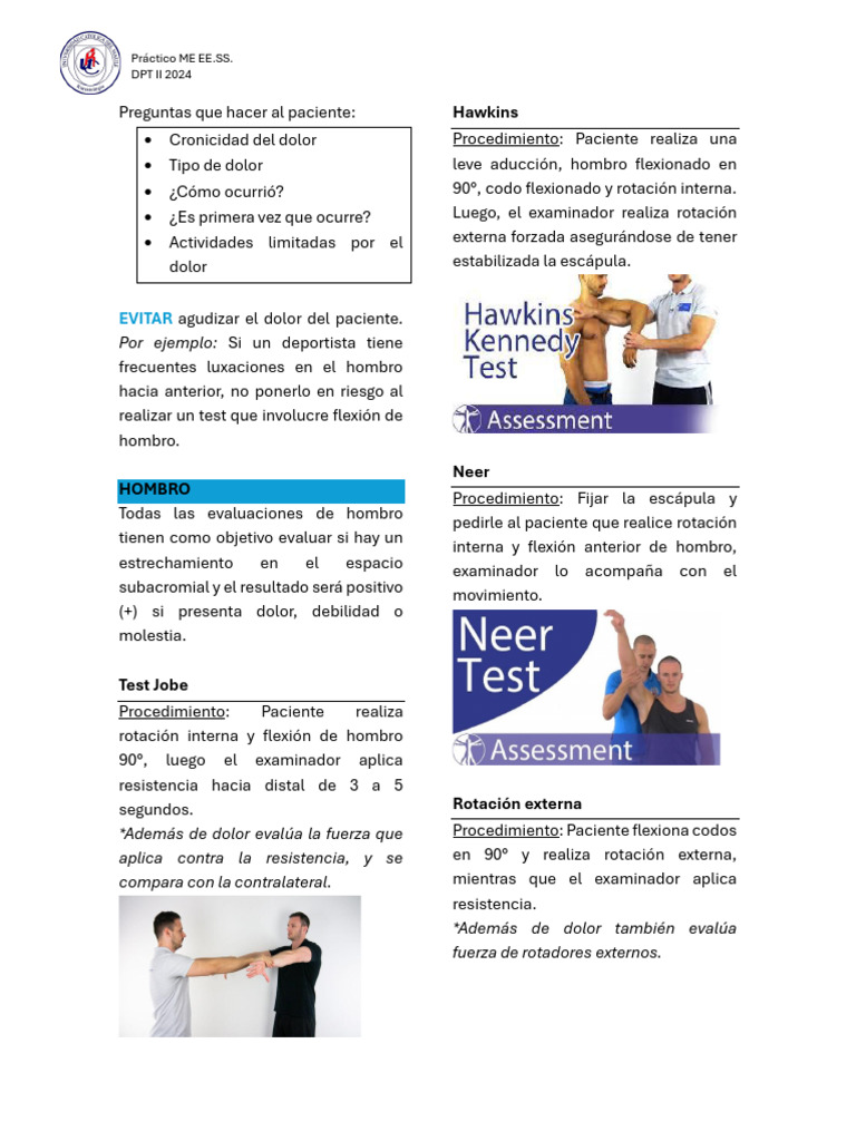 Práctico Eess Me | PDF | Hombro | Codo