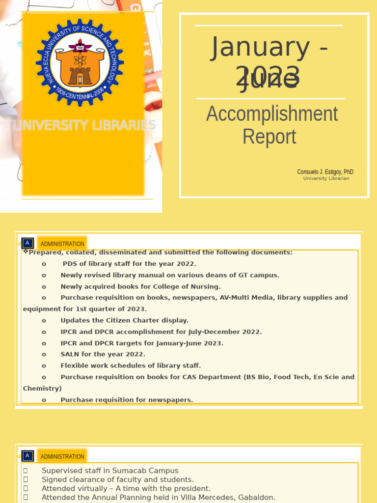 2023 Mid-Year Report | PDF | Libraries