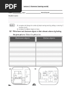 Naming Words Worksheet Class - 1 | PDF