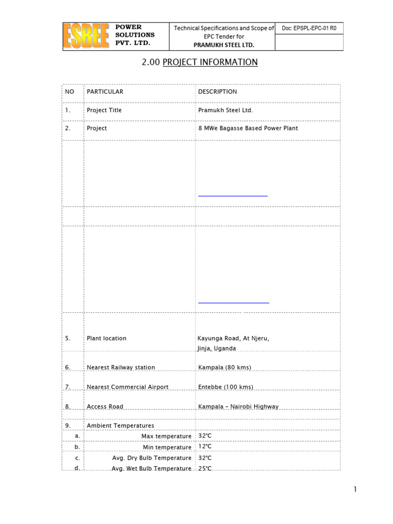 Project Information | PDF