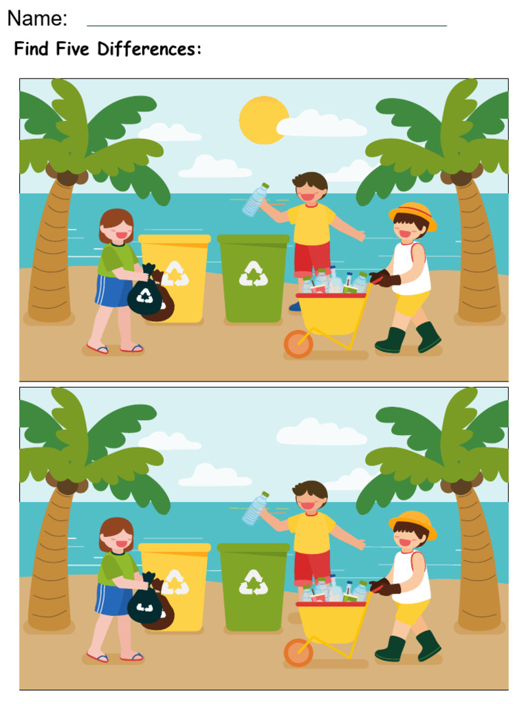 Fun Difference Games for Kids | PDF