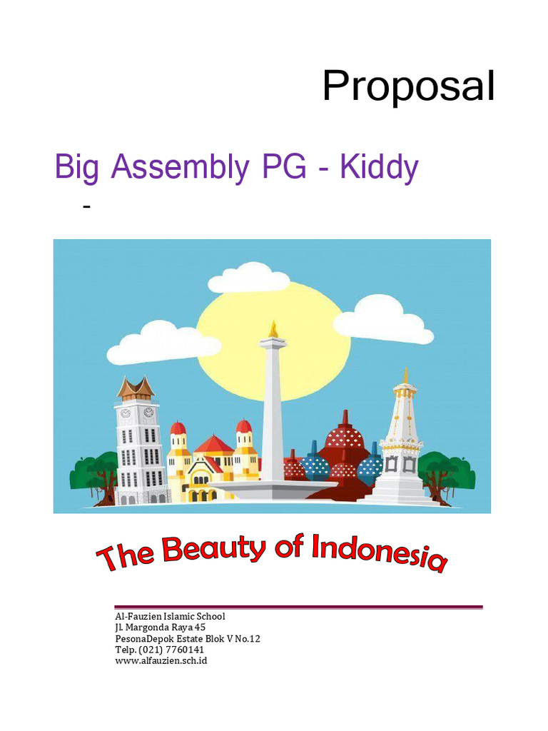 Proposal Big Assembly PG-Kiddy Al Fauzien 2021-2022 | PDF
