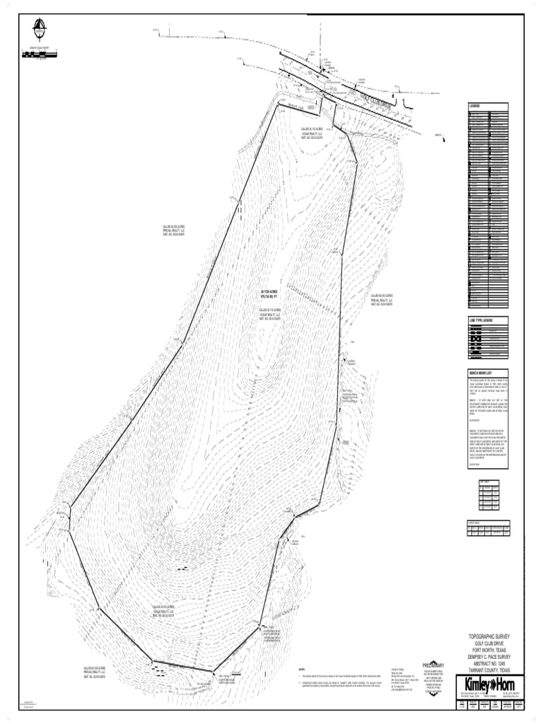 Golf Club Drive_Topo Survey (preliminary) (1) (1) | PDF