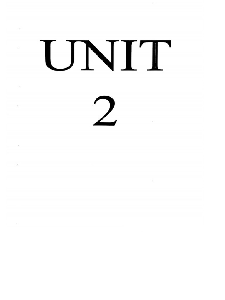 unit 2 (1) | PDF