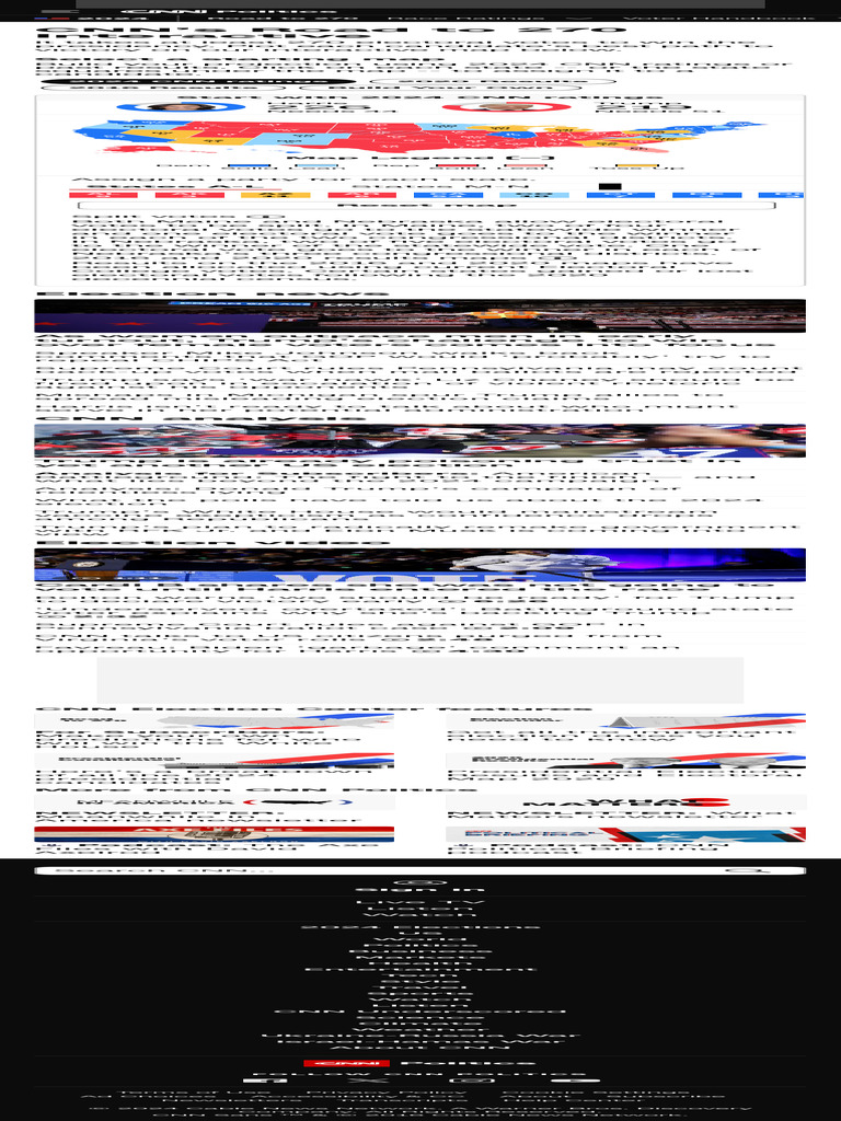 Electoral College Map 2024 Road to 270 CNN Politics | PDF | American ...