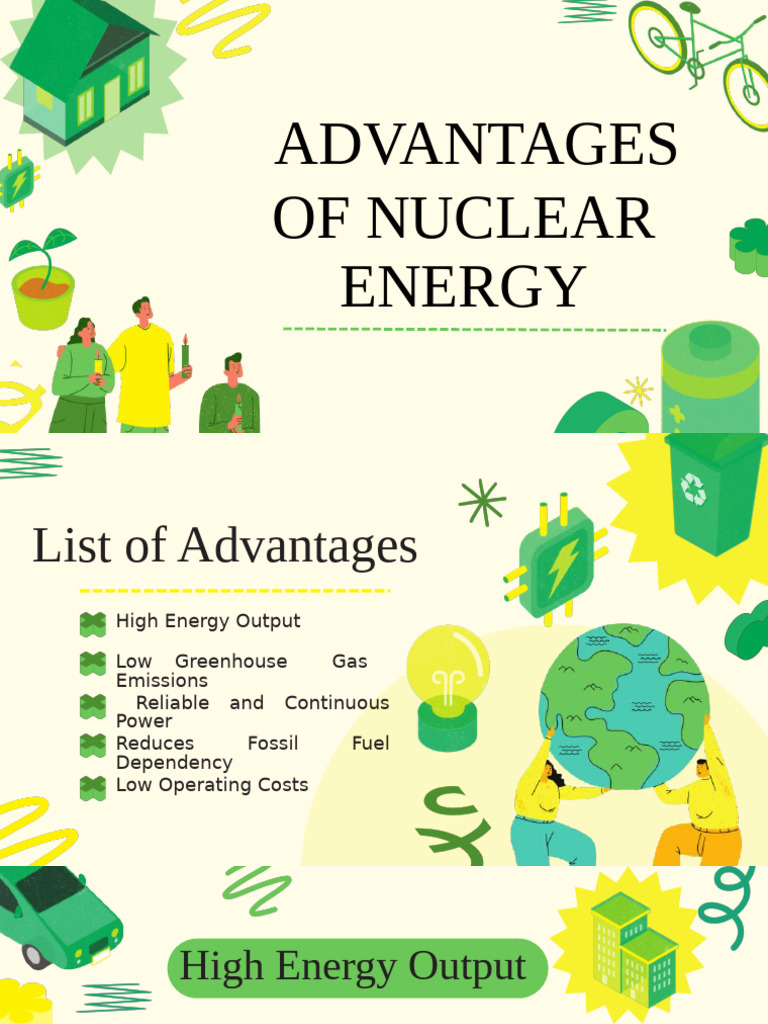 Advantage of Nuclear Energy | PDF