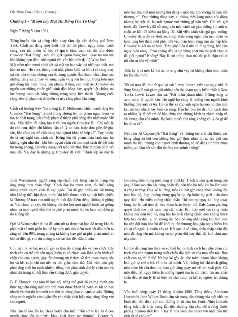 Dac Nhan Tam 1.1 | PDF