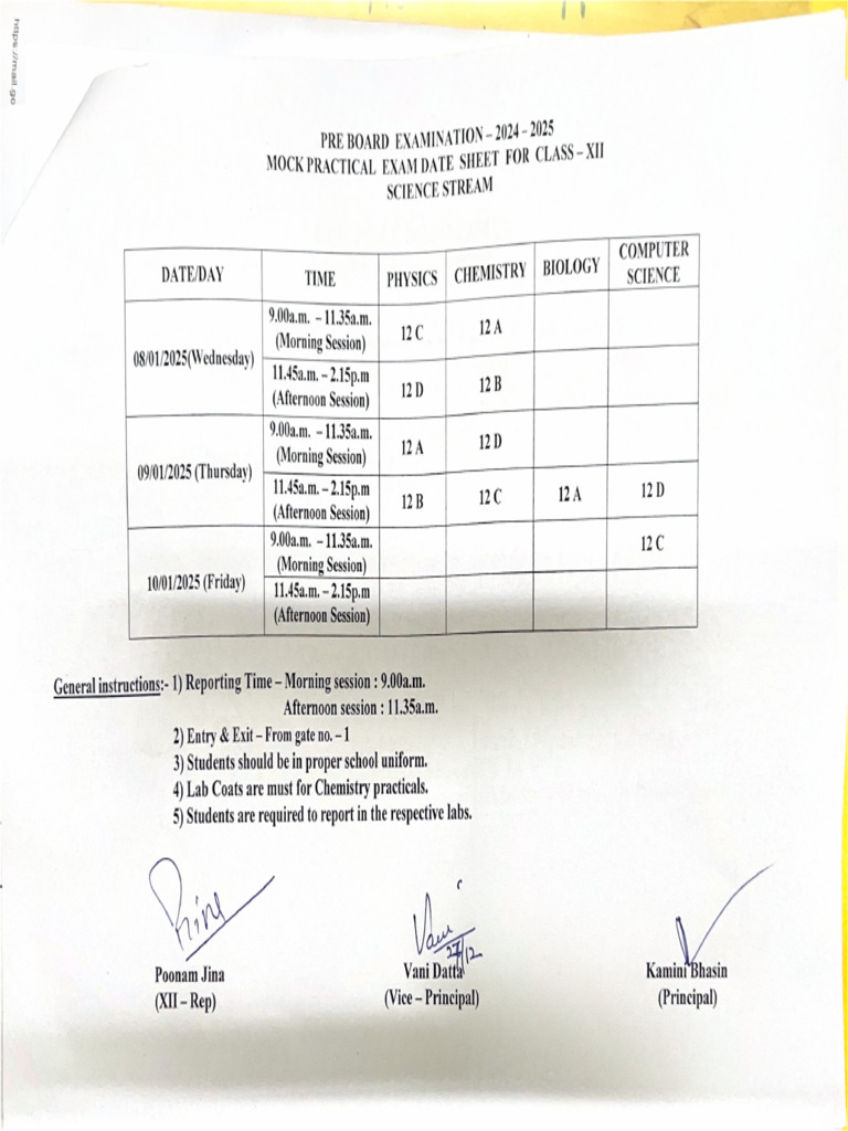Mock Practical - Science | PDF
