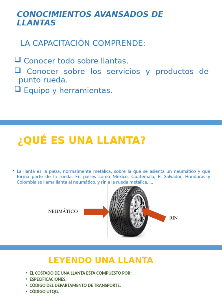 Conocimientos Avanzados de Llantas | PDF | Neumático | Vehículos