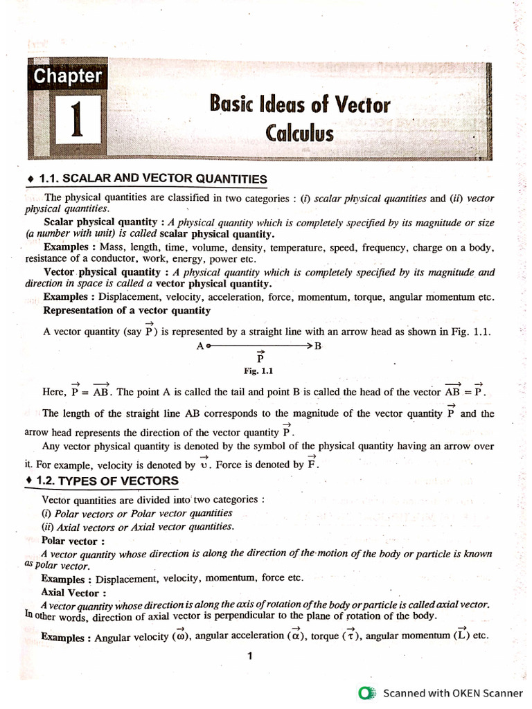 Physics (Chapter 1) | PDF
