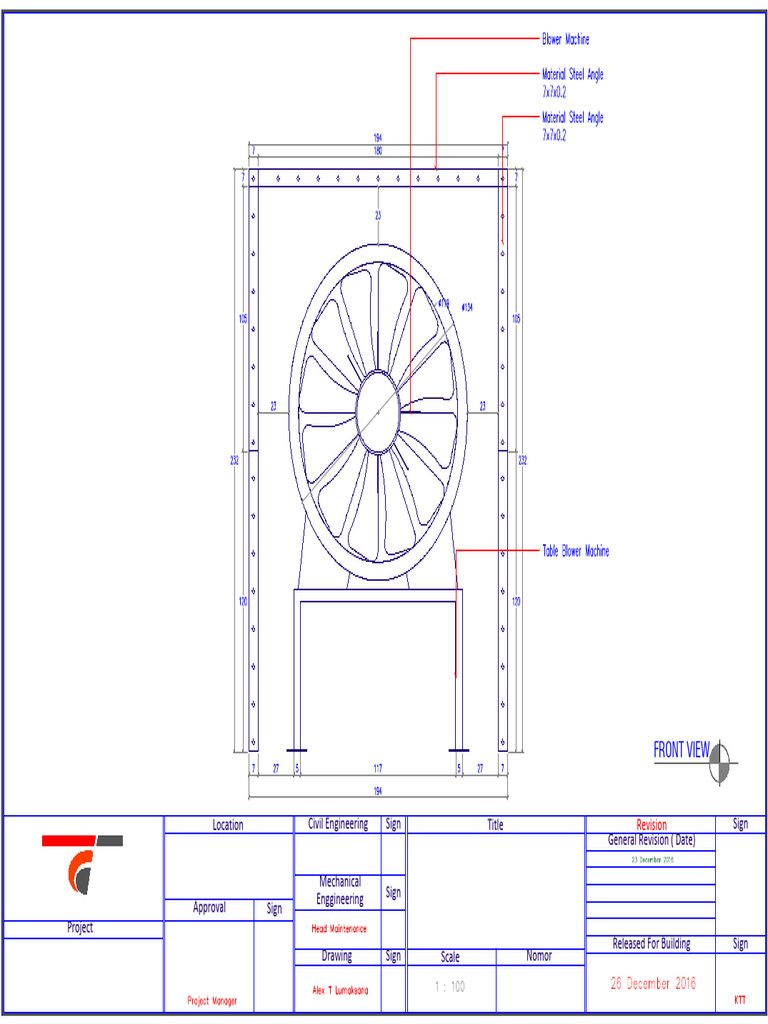 2D Blower Casing 20161226-A3 02 | PDF