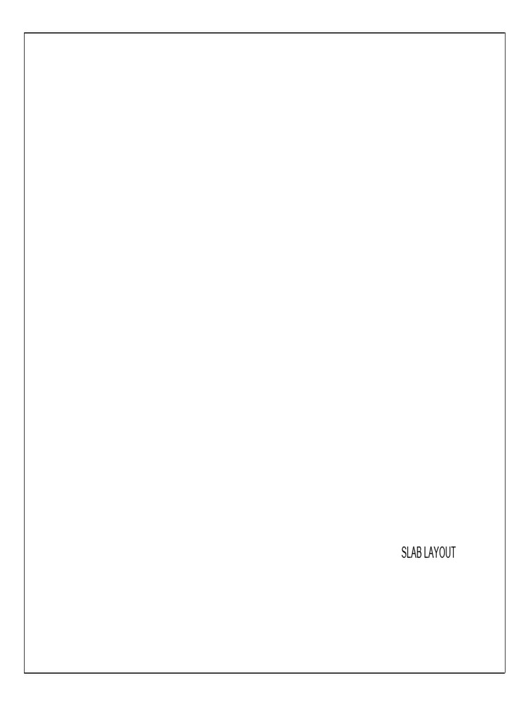Slab Layout for Multistoried Building | PDF
