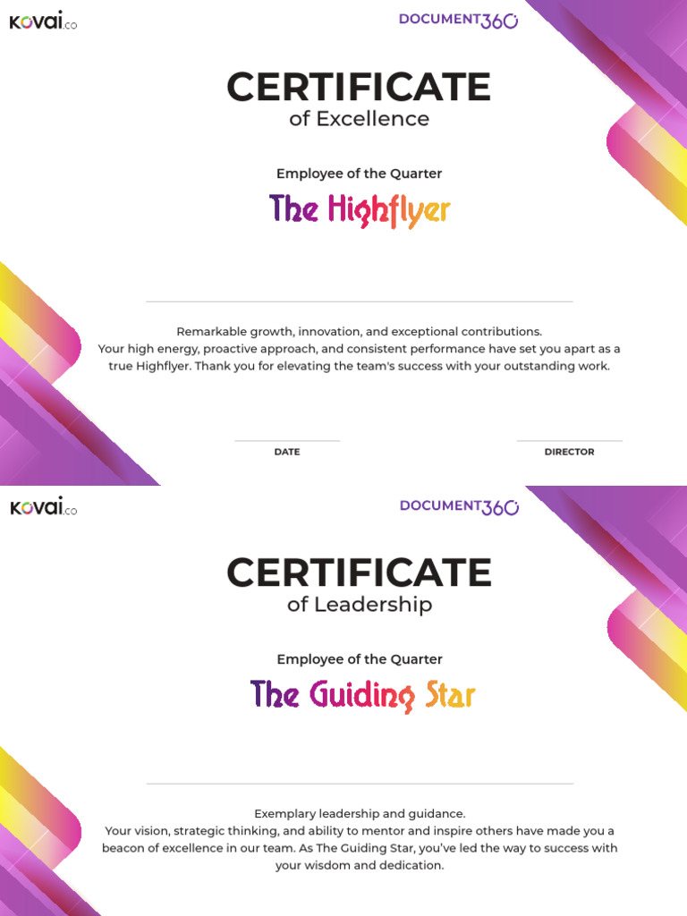 Employee and Team Excellence Awards | PDF