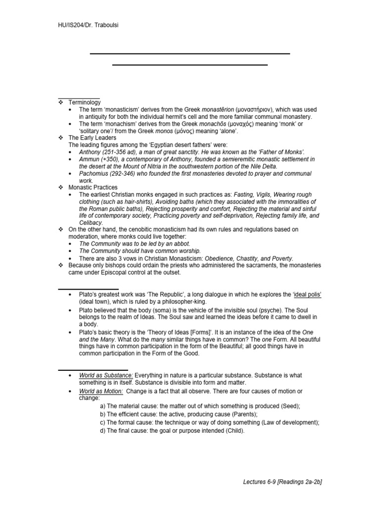 Hu Is204 - Readings From Augustine's Confessions and City of God | PDF ...