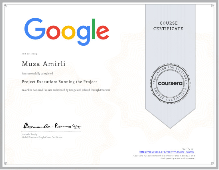 Google Course Completion Certificate | PDF
