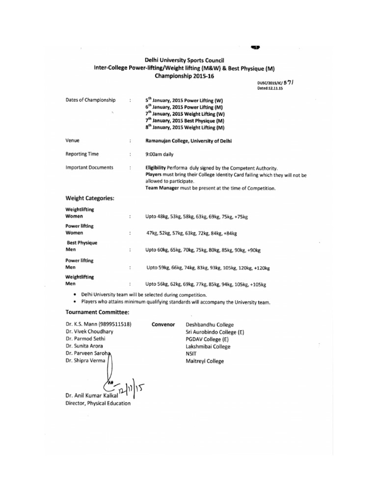Wight Power Lifting (M&W) | PDF