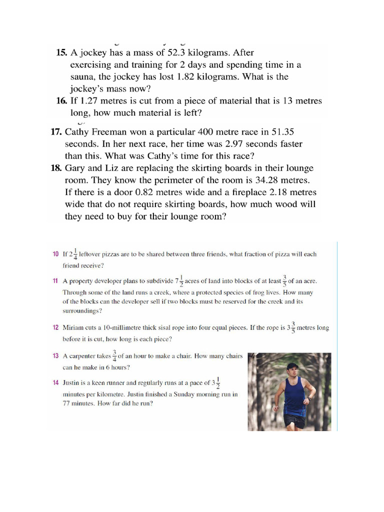 Fraction Decimal Revision WP HW | PDF