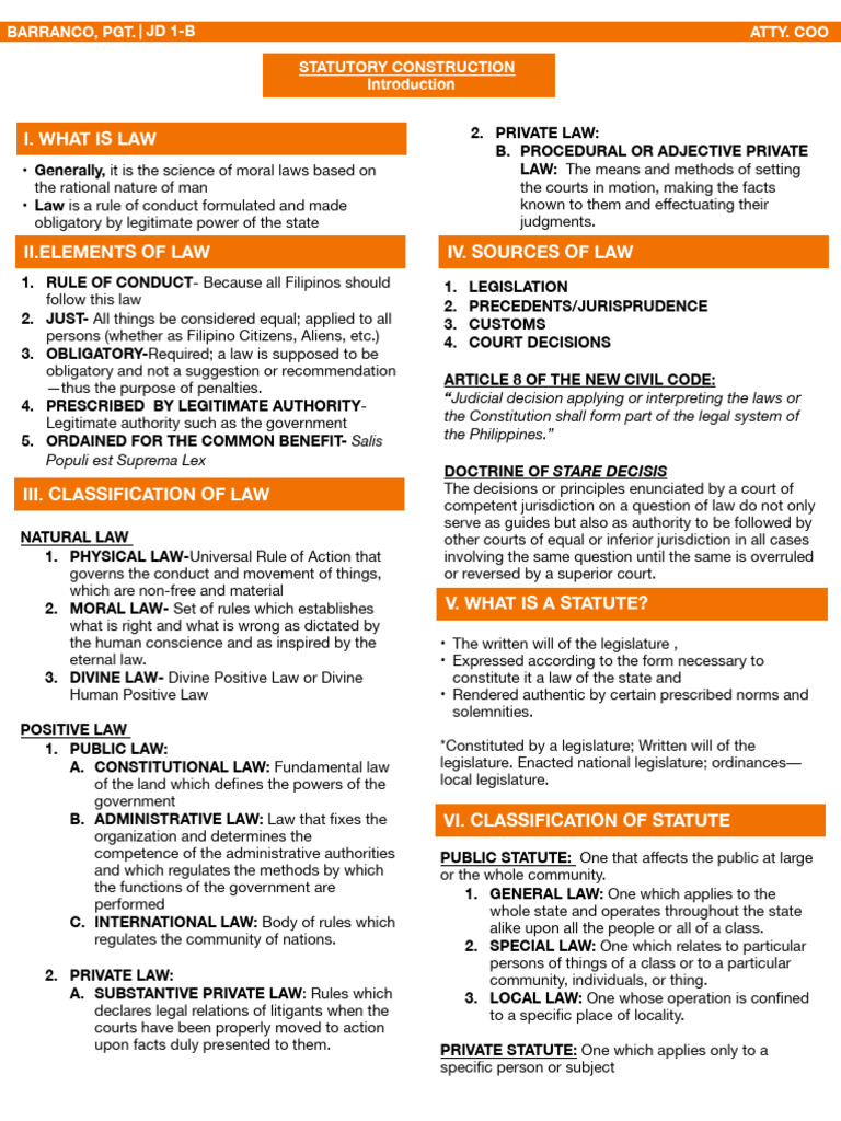 STATCON-WEEK-2-4_merged | PDF | Bill (Law) | Statutory Interpretation